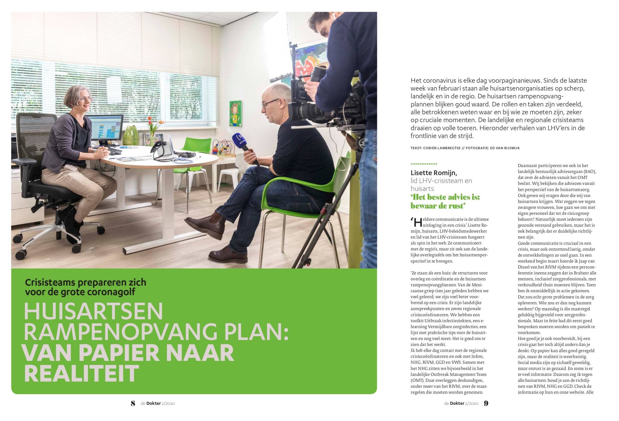 Huisartsen rampenopvang plan: van papier naar realiteit – LHV