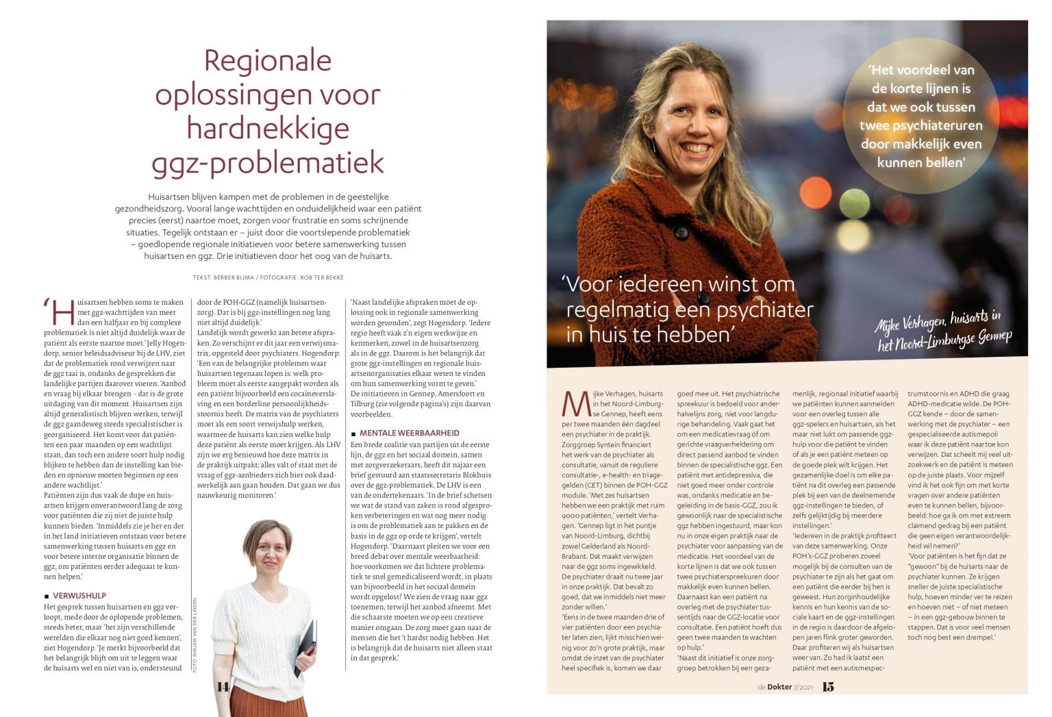 Regionale oplossingen voor hardnekkige ggz-problematiek – LHV