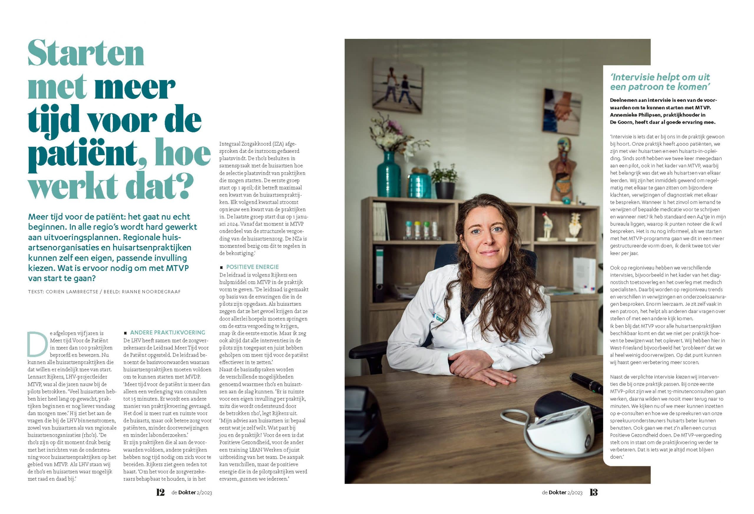 Starten met meer tijd voor de patiënt, hoe werkt dat? – LHV