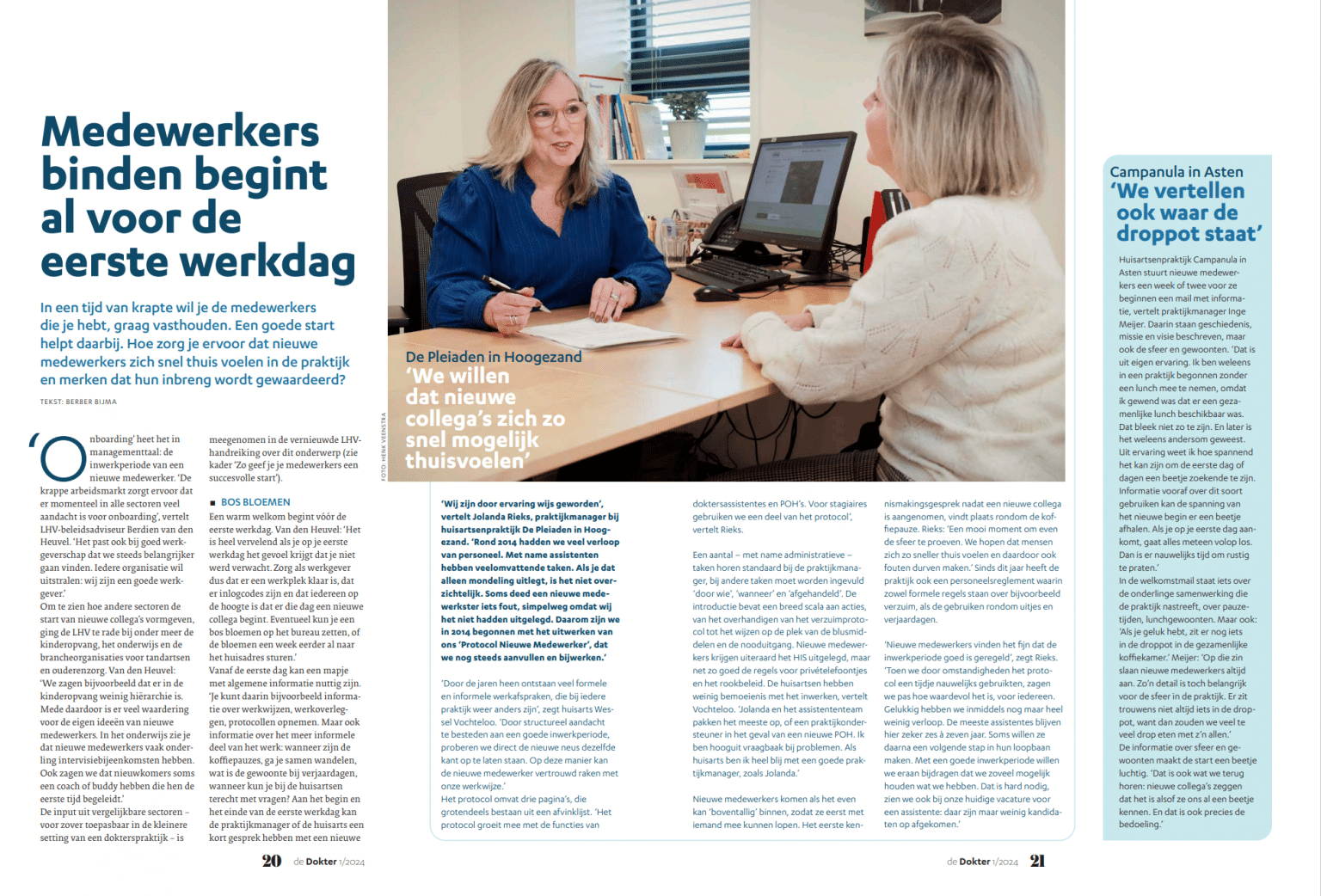 Medewerkers binden begint al voor de eerste werkdag – LHV